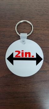2 Inch Sublimation Key Chain | The Vinyl Hut