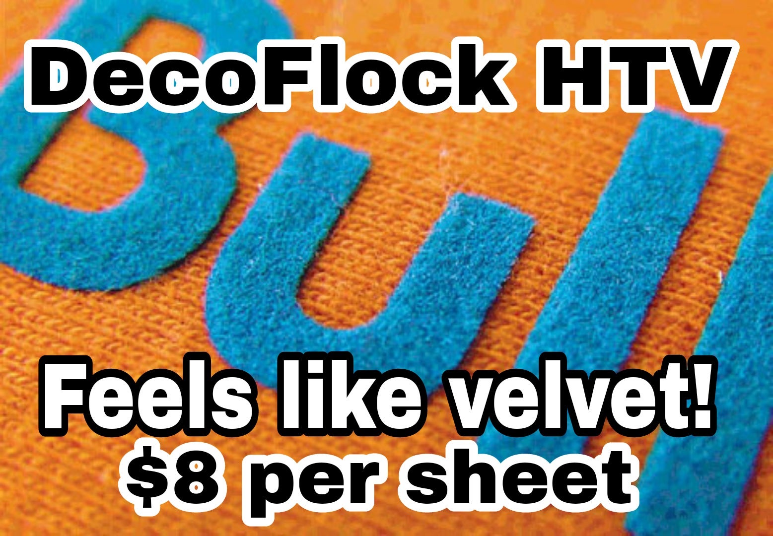 Flock Heat Transfer Vinyl | The Vinyl Hut