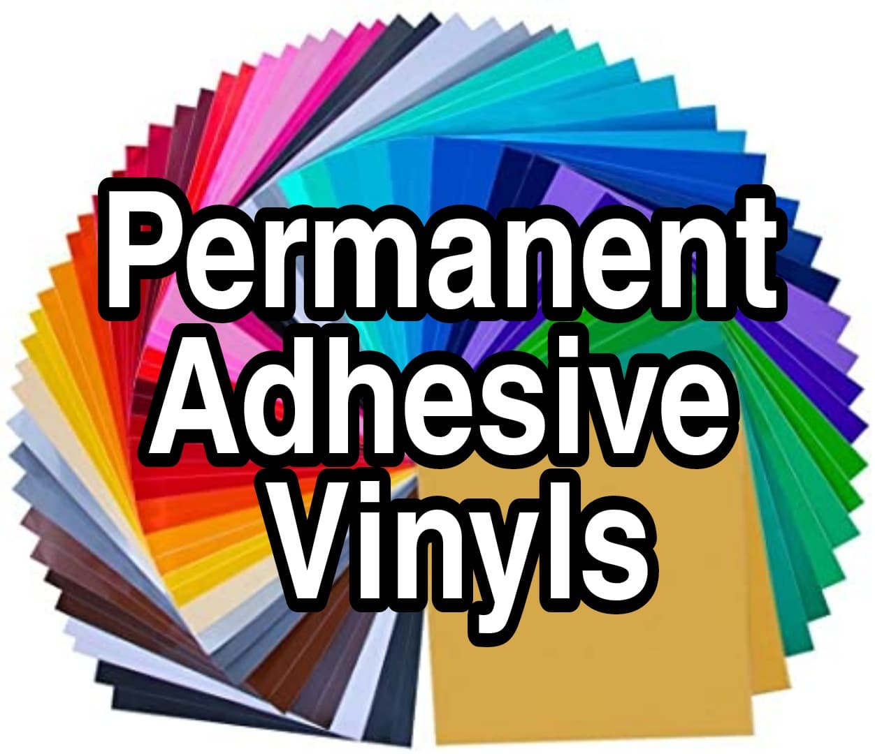 Permanent Adhesive Sticky Vinyl (hard surface) | The Vinyl Hut